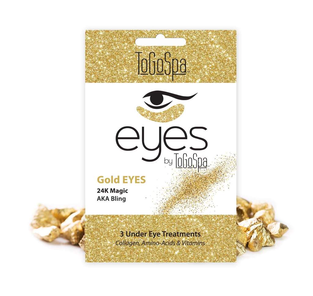 To Go Spa Under Eye Masks-3 Pack Gold | Advanced Esthetics By Leah